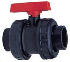 PVC Ball Valves Fittings Glued and Threaded.